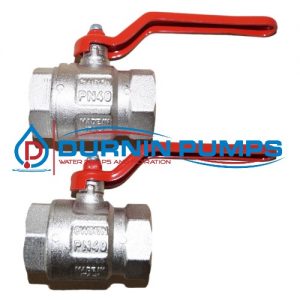 Valve Lever Red Handle Female Thread - Durnin Pumps